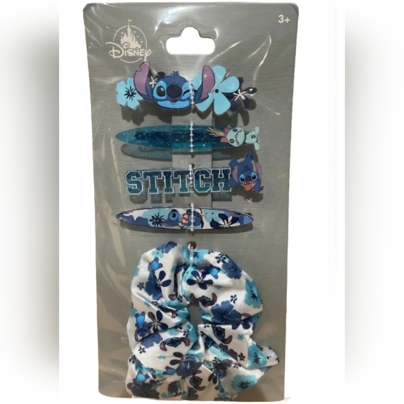 Disney | Accessories | Disney Parks Lilo Stitch 5 Piece Hair Accessory ...